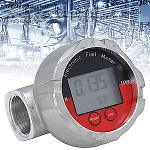 1 Inch Digital Meter High Accuracy Gauge LCD Display for Gasoline Water 20MPa
