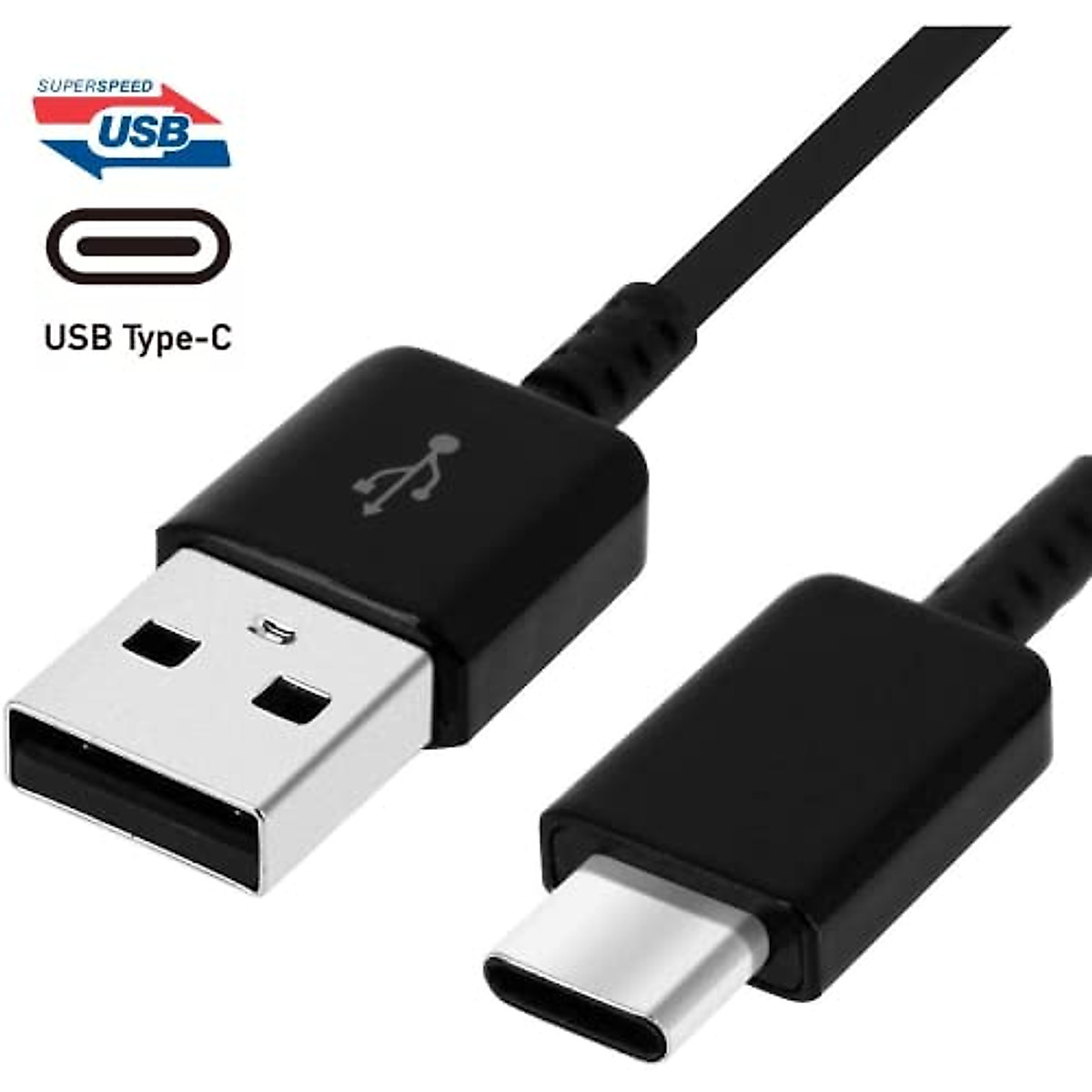 Fast Charger with USB Type C 6.6FT (2m) Cable & OTG Adapter for Samsung Galaxy S9/S9 Plus/S8/S8 Plus/S10/S10e/S10 Plus/Note 8/Note 9/Note 10/A01/A13/A03s/A21/A30/A31/A32/A33 /A51/A52/A53/A71/S20/S21