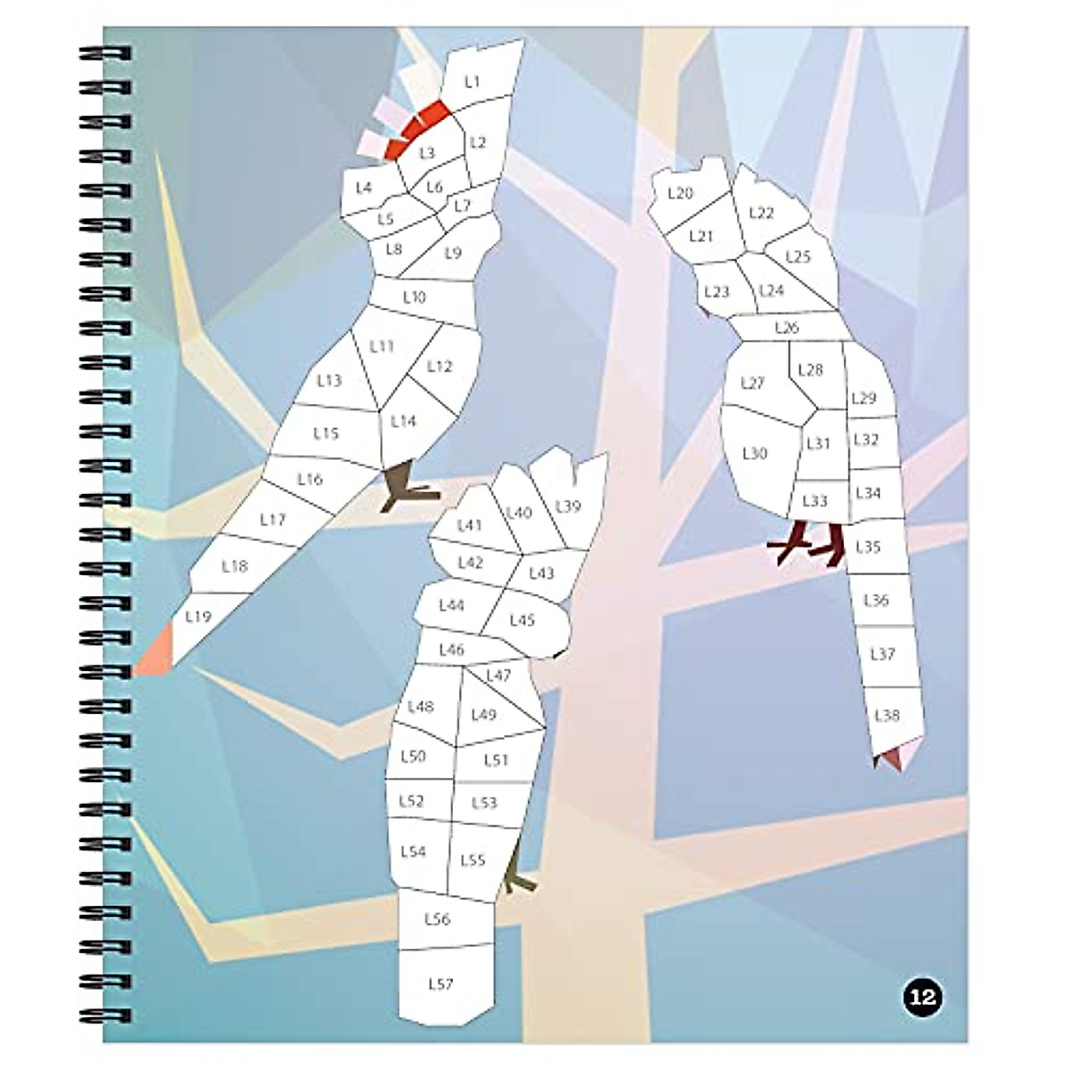 Brain Games - Sticker by Number: Birds