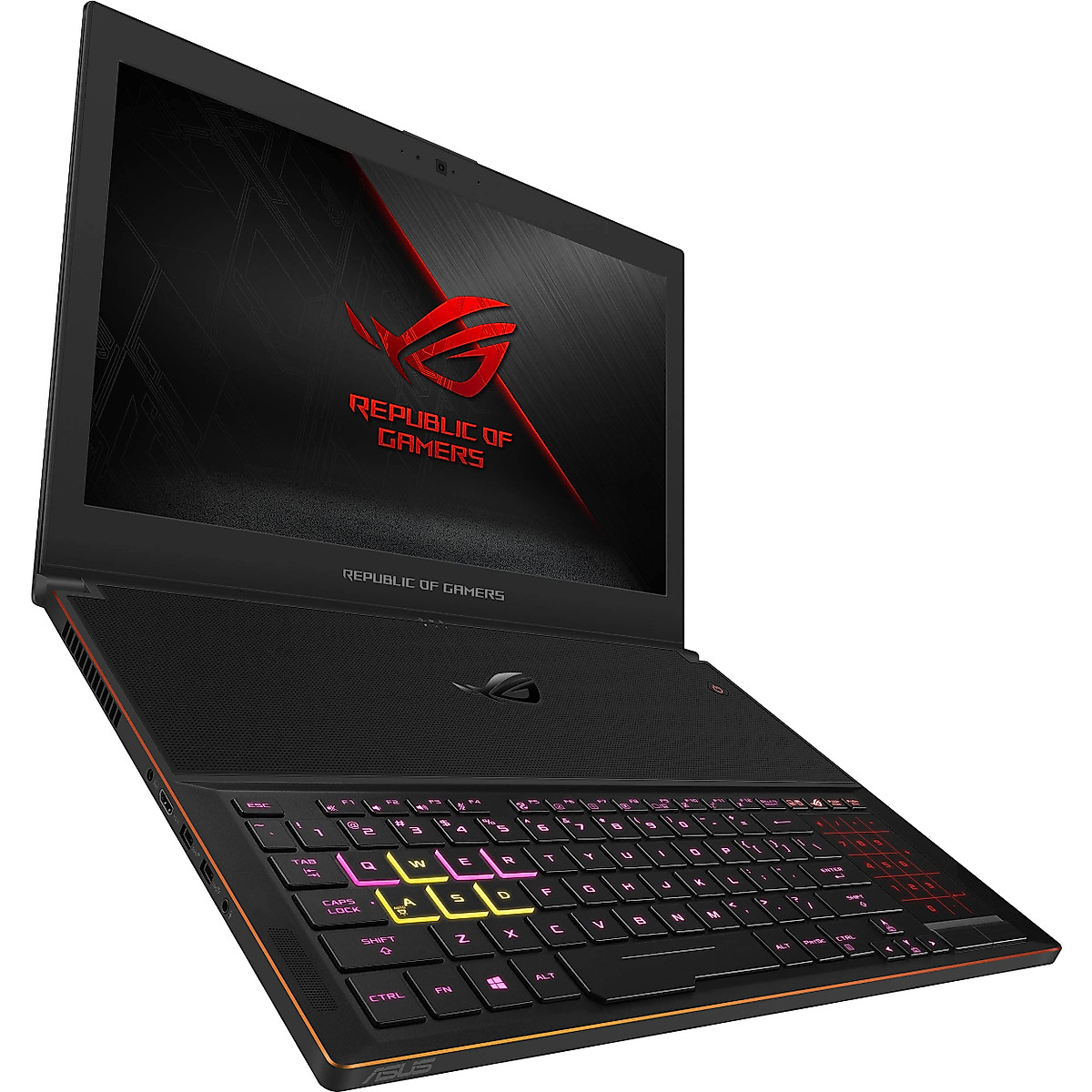 ASUS ROG Zephyrus GX501 Home & Business Laptop (Intel i7-8750H 6-Core, 16GB RAM, 512GB SSD, GTX 1080, 15.6" 144Hz Full HD (1920x1080), WiFi, Bluetooth, Backlit KB, Win 10 Pro) (Renewed)