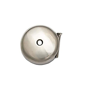 BlueVue 3-5/8" Big Overflow Gasket Kit with Overflow Cover for Stopping Tub Leaks, Brushed Nickel