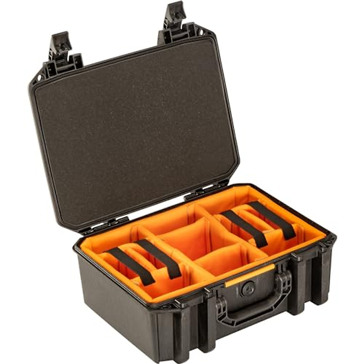 Pelican Vault - V300 Multi-Purpose Hard Case with Padded Dividers for Camera, Drone, Equipment, Electronics, and Gear (Black)