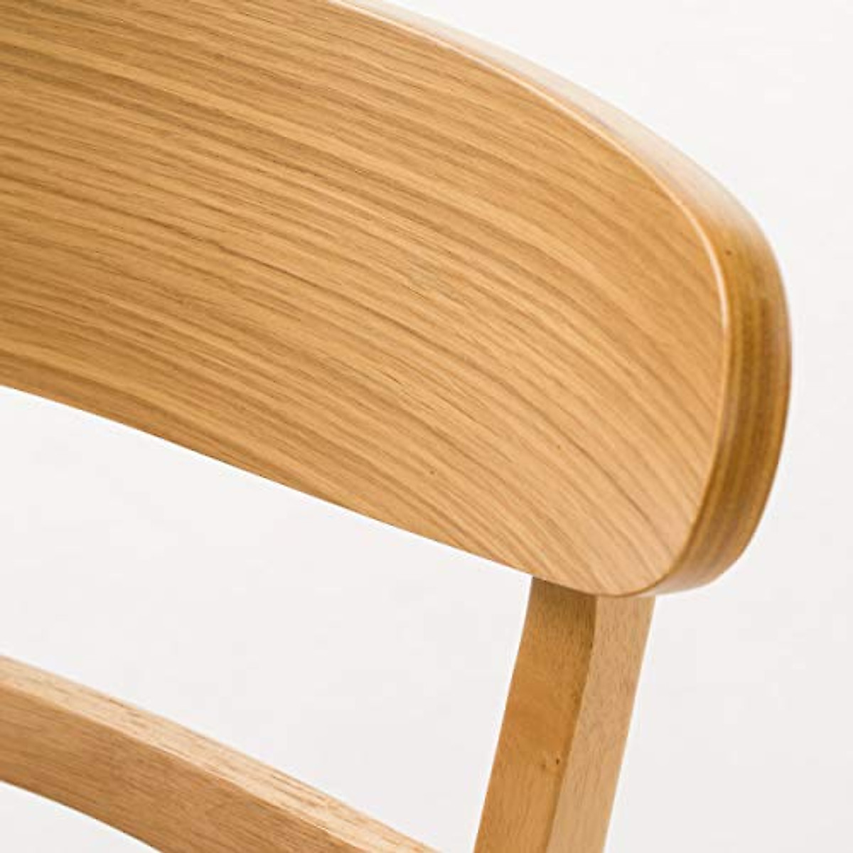 Christopher Knight Home Heather Mid-Century Modern Dining Chairs (Set of 4), Dark Gray, Natural Oak