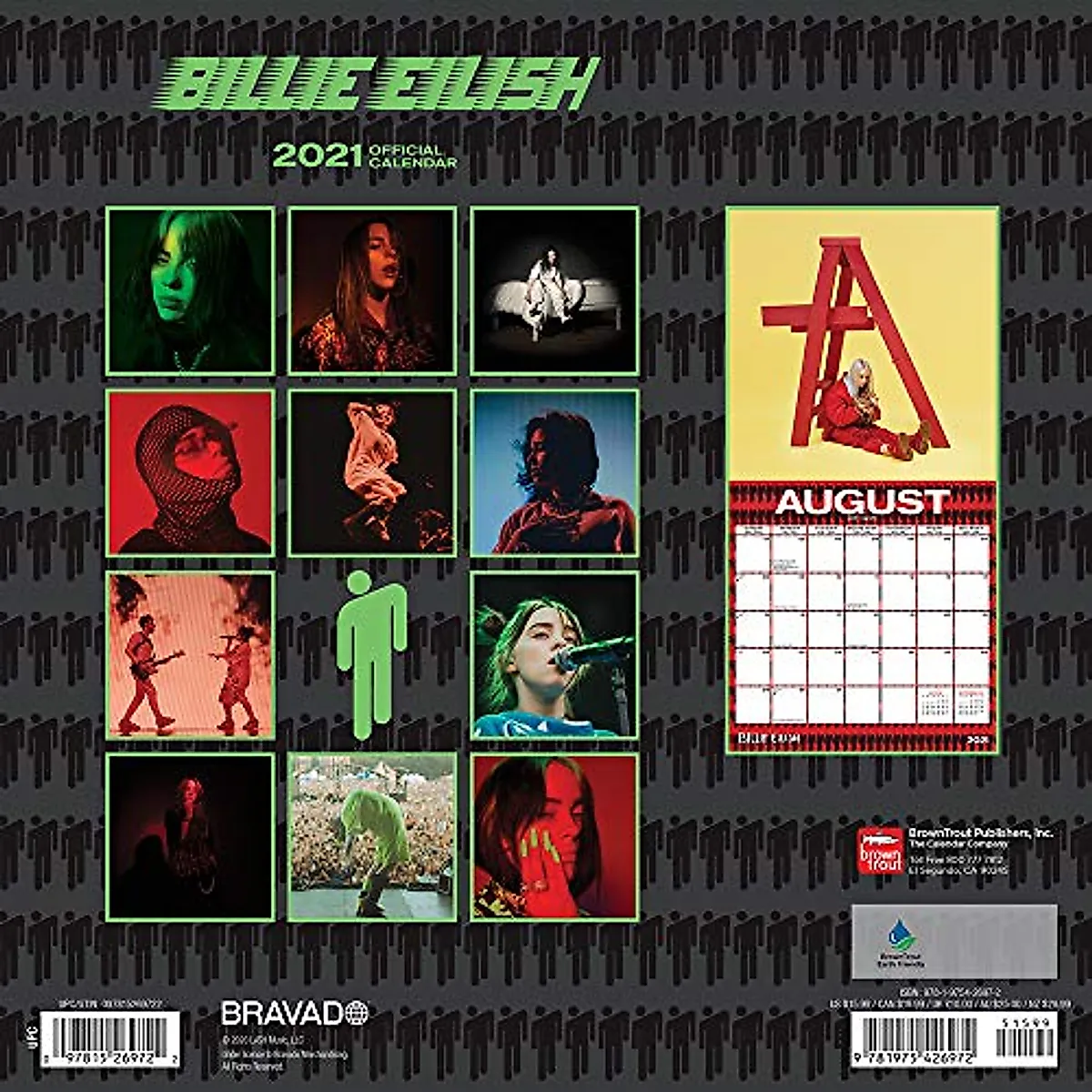 Billie Eilish 2021 Calendar