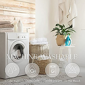 Madison Park 100% Cotton Quilt Set Floral Print, Double Sided Stitching, All Season, Lightweight Coverlet Shabby Chic Bedding Layer, Matching Shams, Full/Queen, Yellow 6 Piece