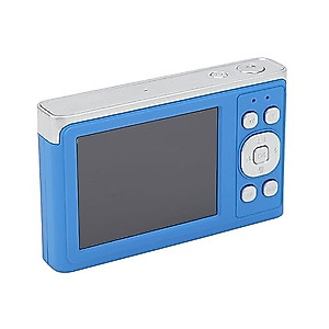 HD Digital Camera, Builtin Fill Light, 750mAh Rechargeable Battery, 16X Zoom Digital Camera, 2.88 Inch Screen, 50MP AntiShake Outdoor (Blue)