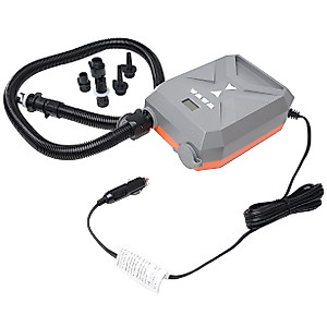 Vilano Electric Pump for Inflatable SUP Board Smart High Pressure 12V 16PSI