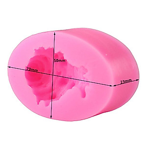 Conch shell egg silicone mold Cake decoration tools Chocolate soap soft pottery mold