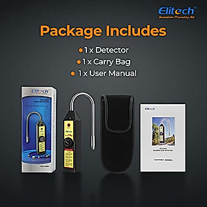 Elitech WJL-6000 Freon Leak Detector Halogen Gas Tester HVAC Refrigerant AC Sniffer R22 R410A R134A