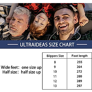 ULTRAIDEAS Men's Carver Slippers Moc Loafer House Shoes Memory Foam, Charcoal Grey, 9 US