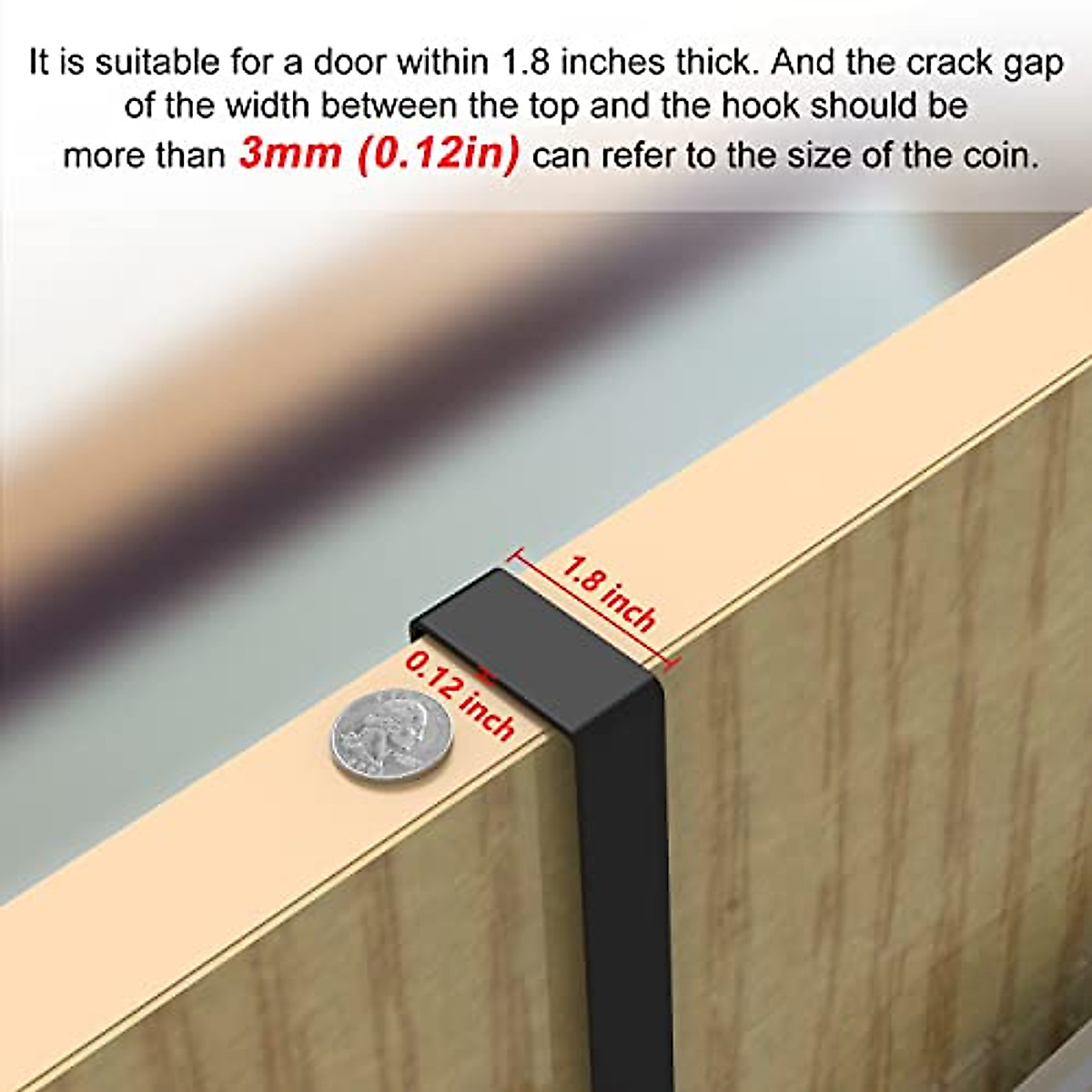 MILIJIA Coat Rack, Over The Door Hanger with Mesh Basket, Detachable Storage Shelf for Towels, Hats, Handbags, Coats (Black)