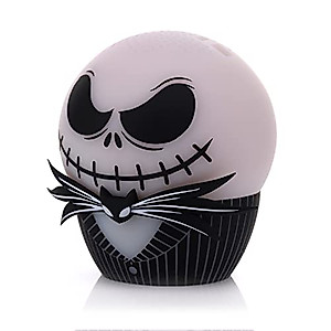 Bitty Boomers Disney: Tim Burton's The Nightmare Before Christmas - Jack Skellington Vengeful Face - Glow in The Dark - Mini Bluetooth Speaker, Multicolored