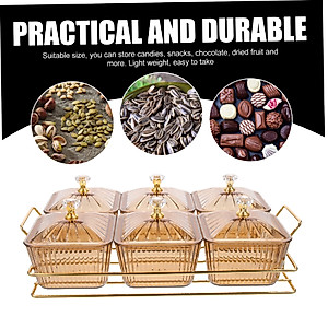 CIYODO Snacks Plate 1 set Kitchen Platter Fruits Dried Snack Fruit Plate Party with Candy Tray Nuts Serving Dish Snacks Condiments Appetizer Wedding Household Desserts for Dried Fruit Dish