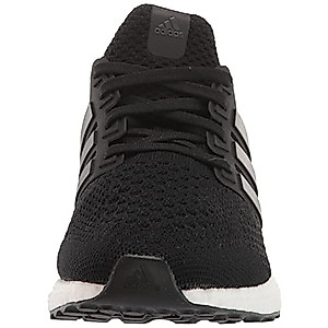 adidas Men's Ultraboost 5.0 Alphaskin Running Shoe, Black/Black/Beam Green, 9.5