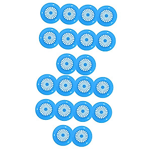 SOLUSTRE 20 Pcs Grill Plate Reusable Barbecue Trays Paper Plate Holders Small Paper Plates Plate Holders for Dinner Plates Food Plastic Dishes Disposable Picnic Supplies Dish Rack re-usable