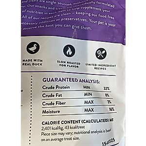 Cadet Gourmet Pet Treats Duck Jerky, 2.5 LB