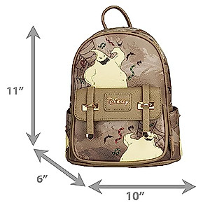 Wondapop Nightmare Before Christmas: Oogie Boogie 11" Vegan Leather Fashion Mini Backpack