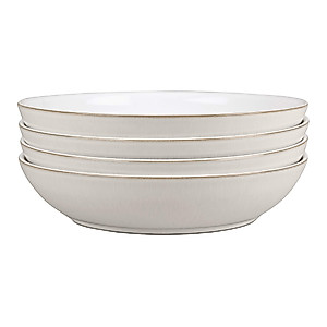 Denby Natural Canvas Pasta Bowl Set, Cream, Set of 4