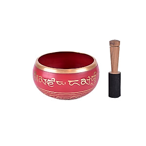 SINGING BOWL (RED, 5.5 IN)