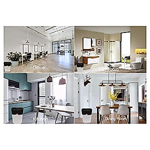 Feiupe 10 Gallon Drawstring Trash Bag Garbage Bag Trash Can Liner,0.9 Mil,90 Count (Black, 10 Gallon)