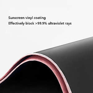 ICRPSTU Universal Pushchair Parasol Umbrella,Pram Parasol with Clamp Buggy Umbrella with Adjustable Clip on UV Protection Umbrella for Wheelchair Users Chair for Children (Black)