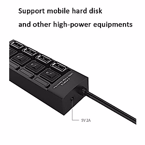 4 Port Smart Charging hub with Switch on/Off Feature per Port