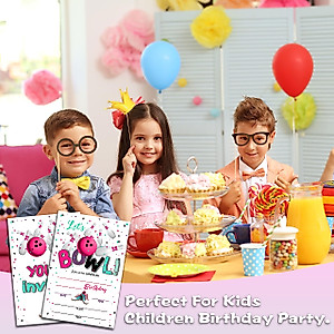 OZTEMETY Unisex-Adults Birthday Party Invitations, 20 Multicolor Cards with Envelopes, 4x6 Inches, Durable, Reusable, Smooth Writing Surface