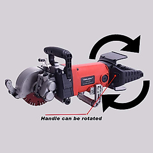 Wall Line Cutter Wire Slotting Marble Concrete Cutting Machine - Dustproof And Infrared Sighting - AC 110V