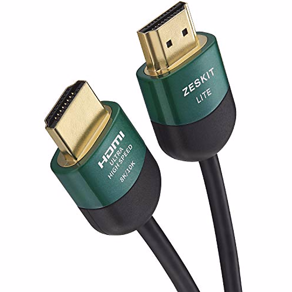 Zeskit Lite 48Gbps Slim Certified Ultra High Speed HDMI Cable 5ft, 4K120 8K60 144Hz eARC HDR HDCP 2.2 2.3 Compatible with Dolby Vision Apple TV 4K Roku Sony LG Samsung Xbox Series X RTX 3080 PS4 PS5
