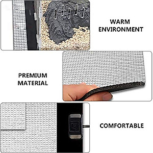 balacoo Reptile Heat Pad Pet Heating Pad Reptile Heat Pad Terrarium Heat Mat Pet Warmer Mat for Turtle Tortoise Lizard Spider Snake Terrarium Heating Pad