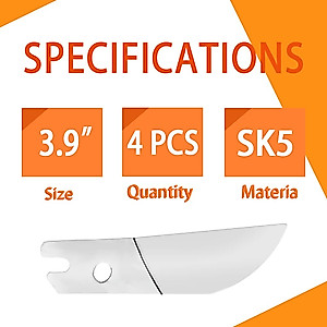 Terizger Multi Angle Miter Shears with 45-135 Degree Adjustable, Quarter Round Cutting Tool, (With 2 Sk5 Blades Free)