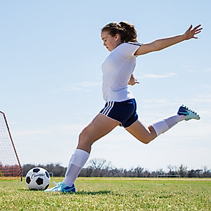Champion Sports Retro Soccer Ball, Size 4 , Black/White