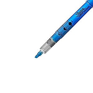 SHARPIE Liquid Highlighters, Chisel Tip, Blue, Box of 12