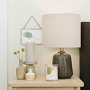 Main + Mesa Lidded Glass Candle, Glowing Amber