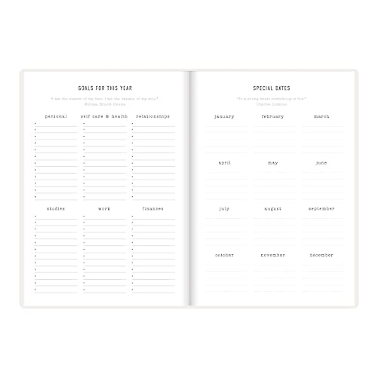 Letts of London Inspire Weekly/Monthly Planner, 12 Months, January to December, 2024, A5 Size, 8.25" x 5.875", Multilingual, White (C082019-24)