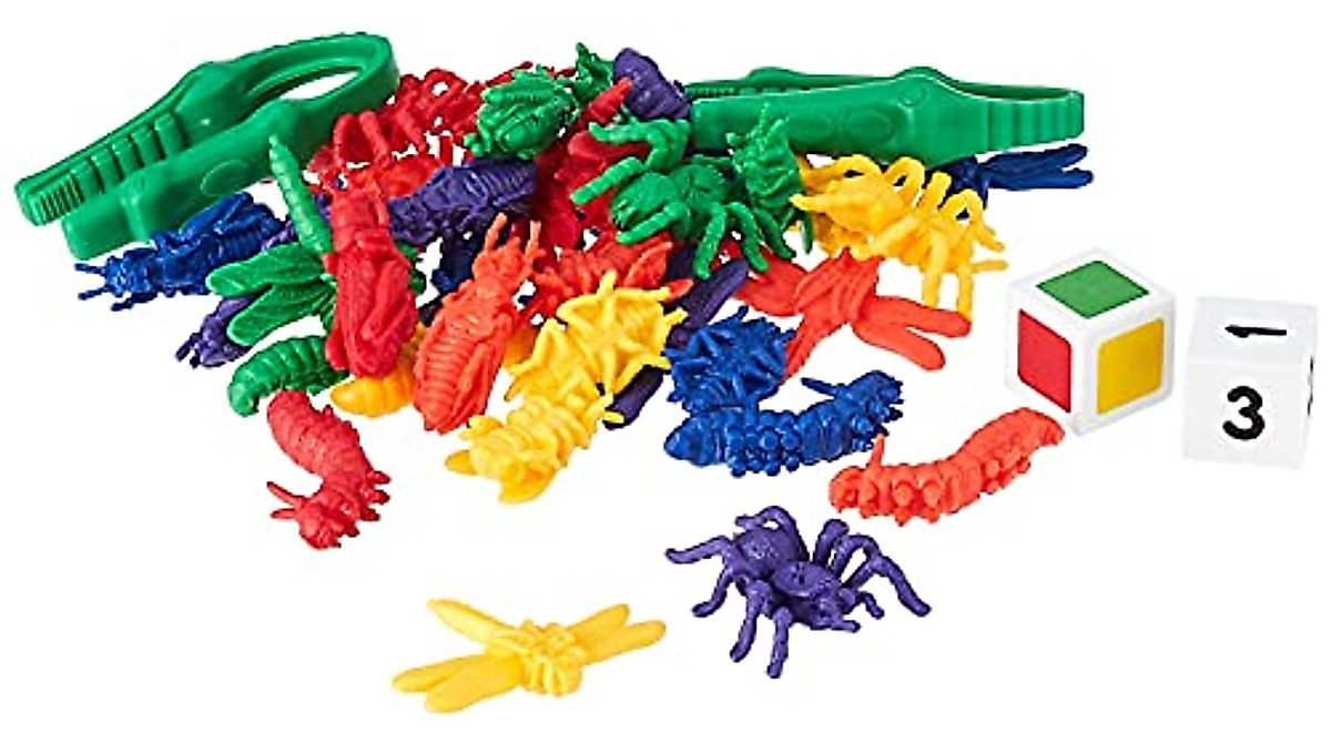 Learning Resources Take 10! Color Bug Catchers for Kids 2-4 Players