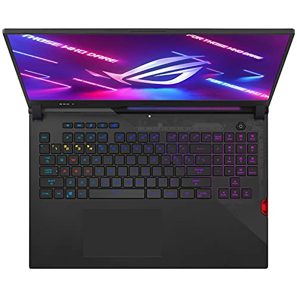 ASUS ROG Strix Scar 17 (2021) Gaming Laptop, 17.3” 300Hz IPS FHD Display, NVIDIA GeForce RTX 3070, AMD Ryzen 9 5900HX, 32GB DDR4, 1TB SSD, Opti-Mechanical Per-Key RGB Keyboard, Windows 10, G733QR-DS98