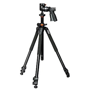 Vanguard Alta Pro 263AGH Aluminum Tripod with GH-100 Grip Head for Sony, Nikon, Canon DSLR Cameras,Black