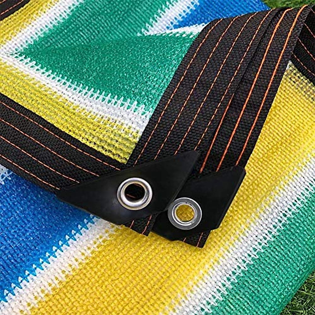 LIANGLIANG Sunblock Shade Cloth, Balcony Privacy Screen Anti-UV Dust-Proof High Density Polyethylene Anti-Aging Resistant to Stretching, Various Sizes (Color : A, Size : 4x4m)