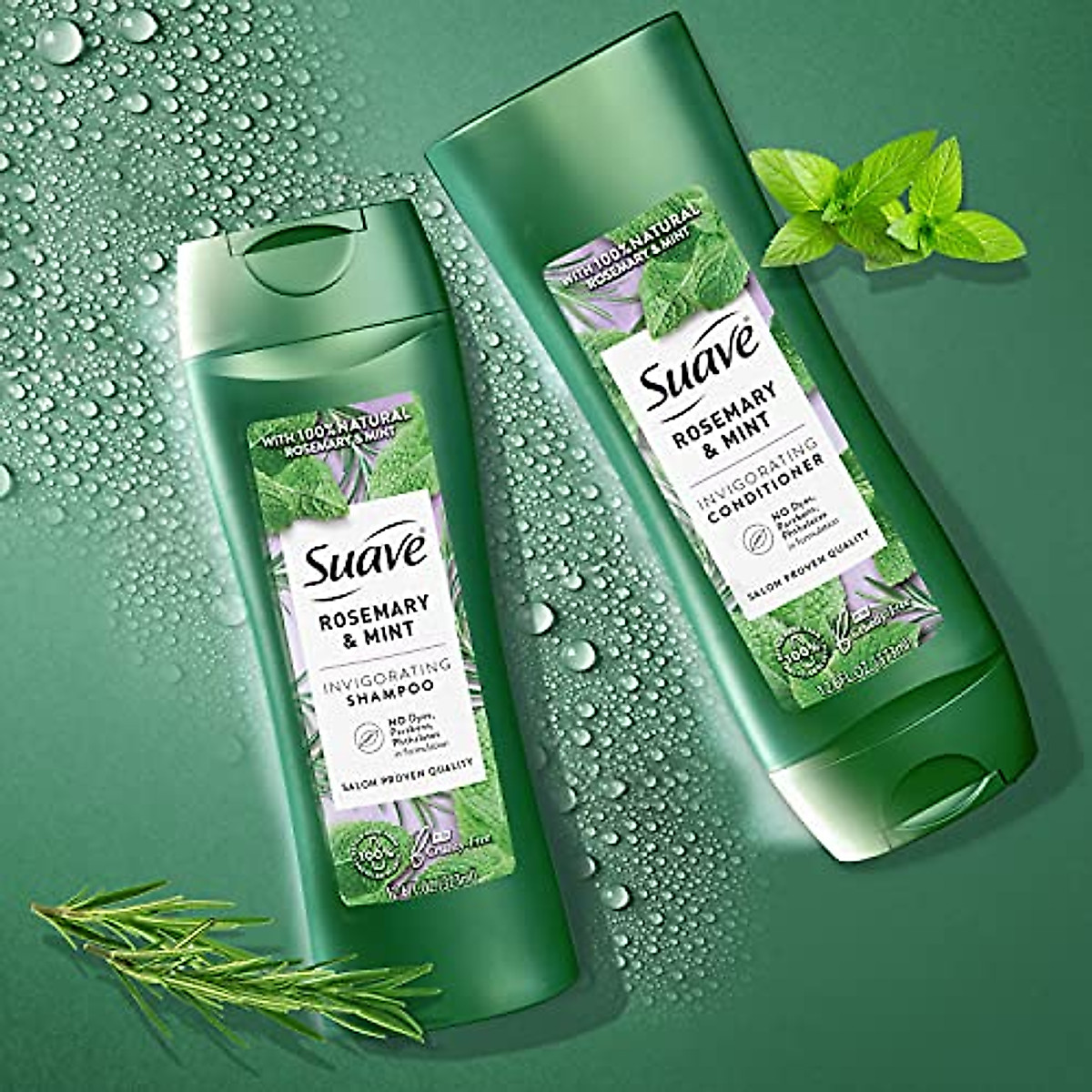 Suave Conditioner Revitalizing Rosemary + Mint Paraben Free Hair 12.6 oz