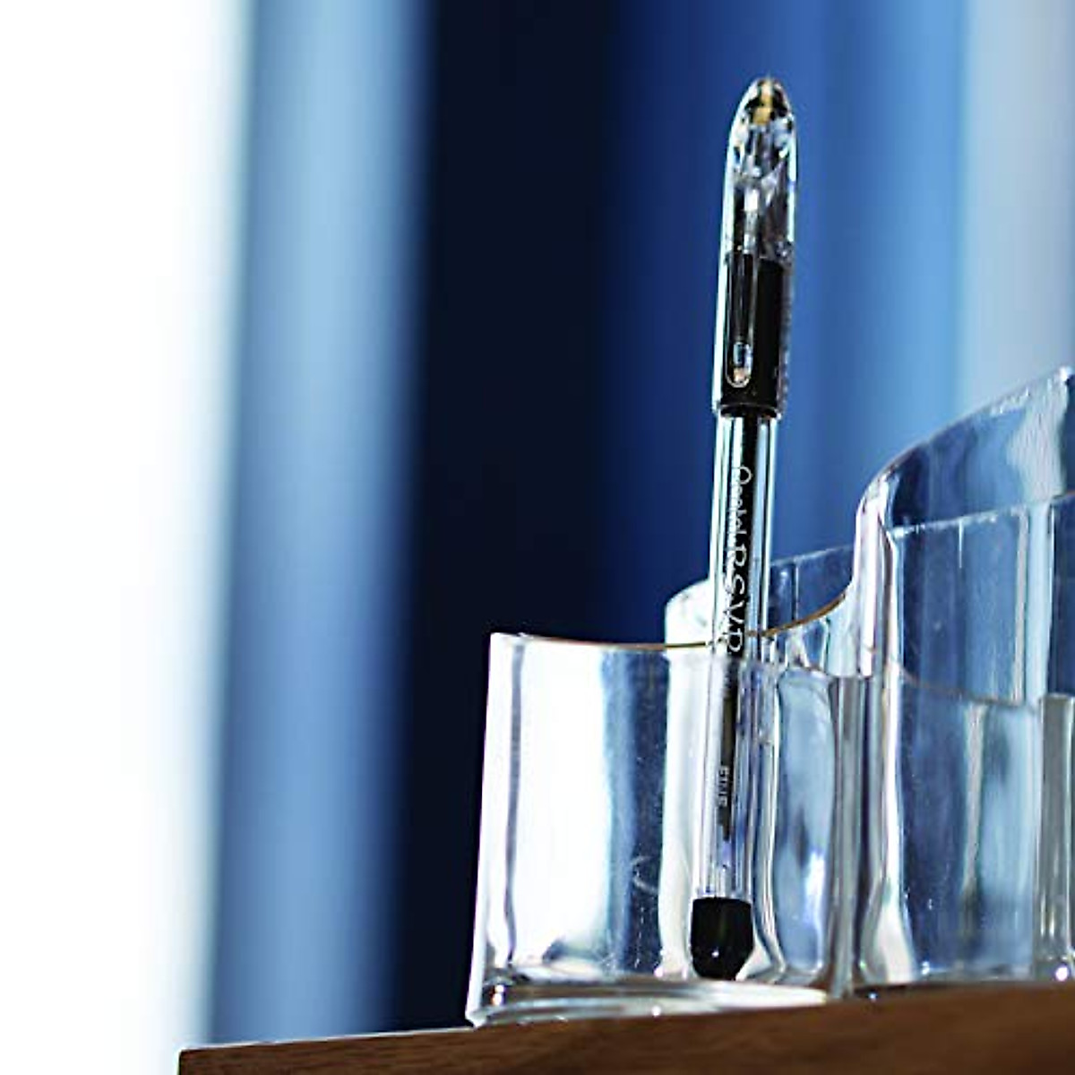 Pentel R.S.V.P. Ballpoint Pen, 0.7mm Fine Tip, Sky Blue Ink, Box of 12 (BK90-S)