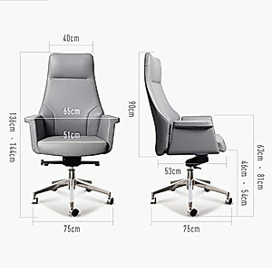 MayNuo Office Chair Gaming Chair Computer Chair Ergonomic Office Chair High-Back Tilt Desk Chair Swivel Executive Office Chair Heavy Duty Computer Chair, Adjustable Backrest/#1