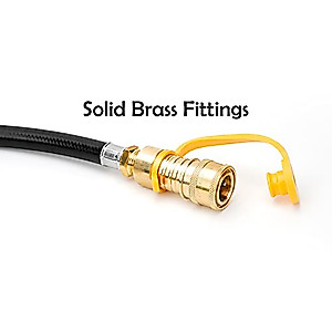 Stanbroil 12 ft Propane Regulator Hose with Standard 3/8" Quick Disconnect for Mr. Heater Big Buddy Indoor/Outdoor Heater