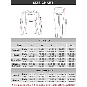 URATOT 2 Sets Women’s Thermal Underwear Set Fleece Lined Thermal Underwear Soft Long Johns Top Bottom Set for Women Cold Winter Black, White