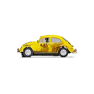 Scalextric Volkswagen Beetle Rusty Yellow 1:32 Slot Race Car C4045