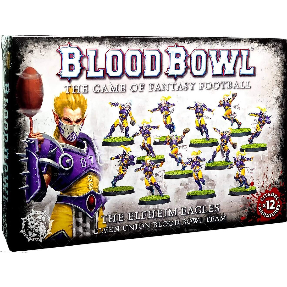 Games Workshop 99120999003 "The Elfheim Eagles Blood Bowl Team Miniature, Grau