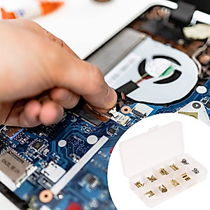 VILLCASE 120pcs Pcb Bracket Screws Laptop Stand for Desk Computer Holder for Laptop Ceiling Fan Screws Motherboard Screws Laptopstand Laptop Computer Replacement Parts Stud Iron Chassis M2