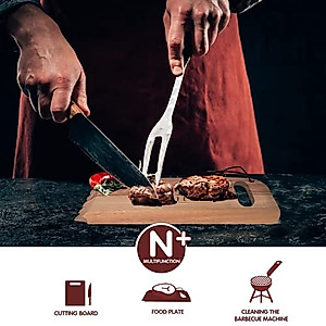 Wood Grill Scraper, Wooden Grill Scraper, Wooden Grill Cleaner Scraper, Wood BBQ Scraper for Grill, Wooden Barbeque Grill Grate Cleaner