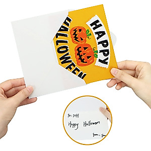 JOYIN 72 Pcs Halloween Holiday Festive Greeting Cards for Halloween Party Supplies and Party Favor, Trick or Treat Invitations and Birthday Gift