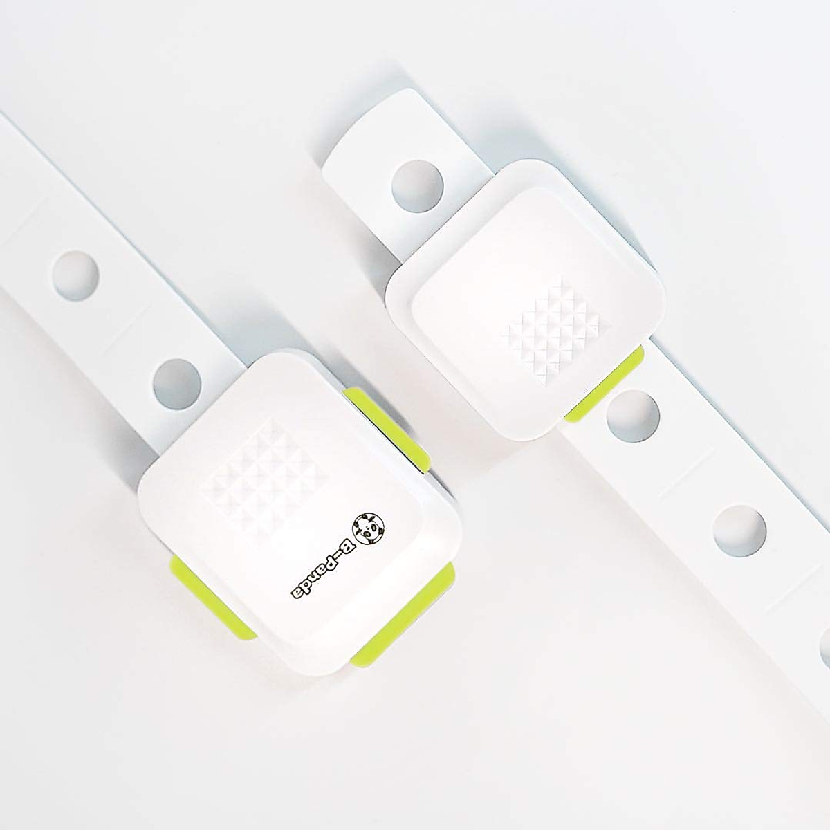 Baby Safety Cabinet Locks with Adjustable Strap,No Drilling,Baby Proofing for Refrigerators, Toilets, Doors,2/8 Count,Green/Grey